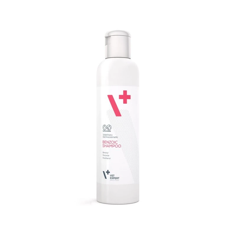 Vet Expert Benzoic Shampoo – Дермокозметичен шампоан за кучета и котки ...